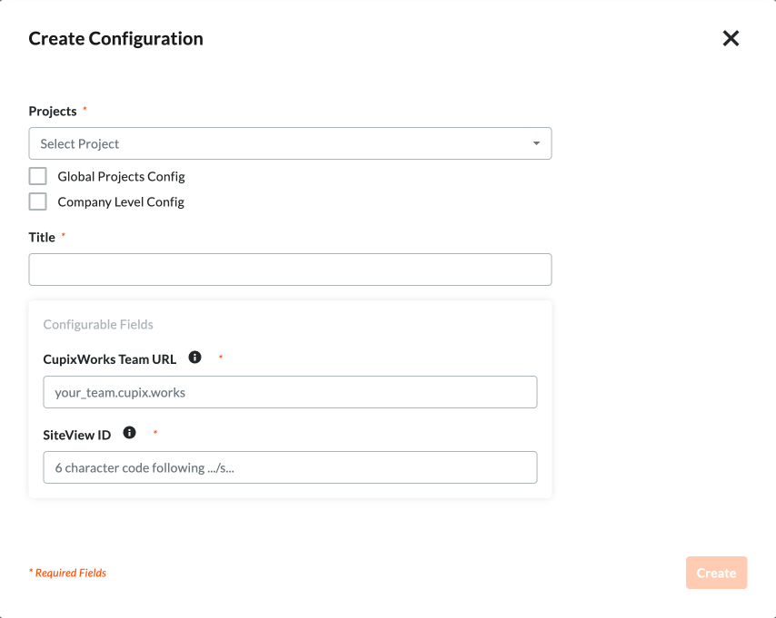 Procore Integration – CupixWorks Support Center